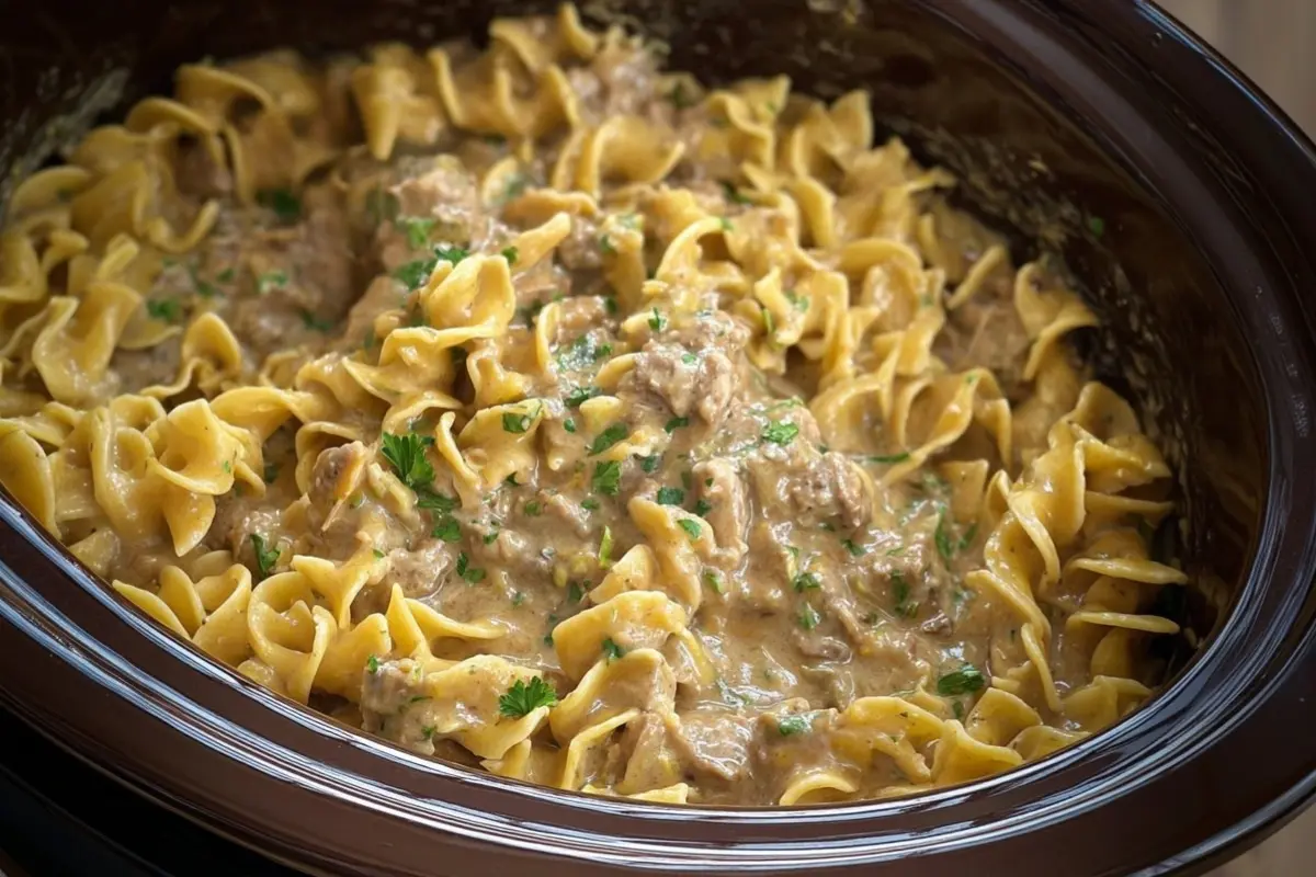 Crockpot Beef Stroganoff Recipe