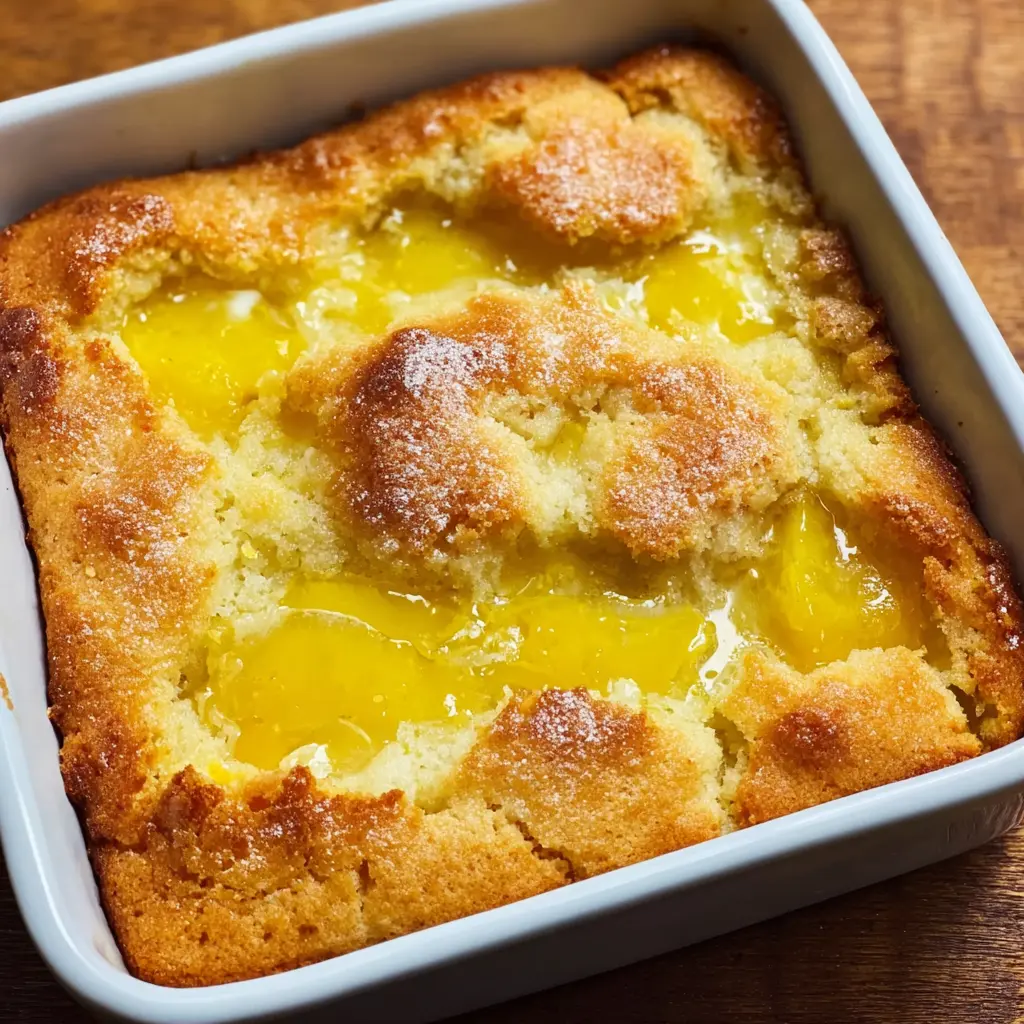 Magic Lemon Cobbler